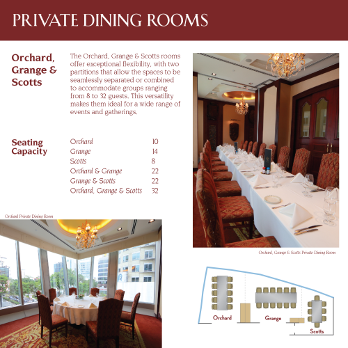Private Events Brochure | Lawrys The Prime Rib Singapore
